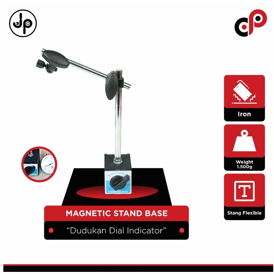 Jual Magnetic Stand Base | Stang Flexible | Dudukan Dial Indicator ...