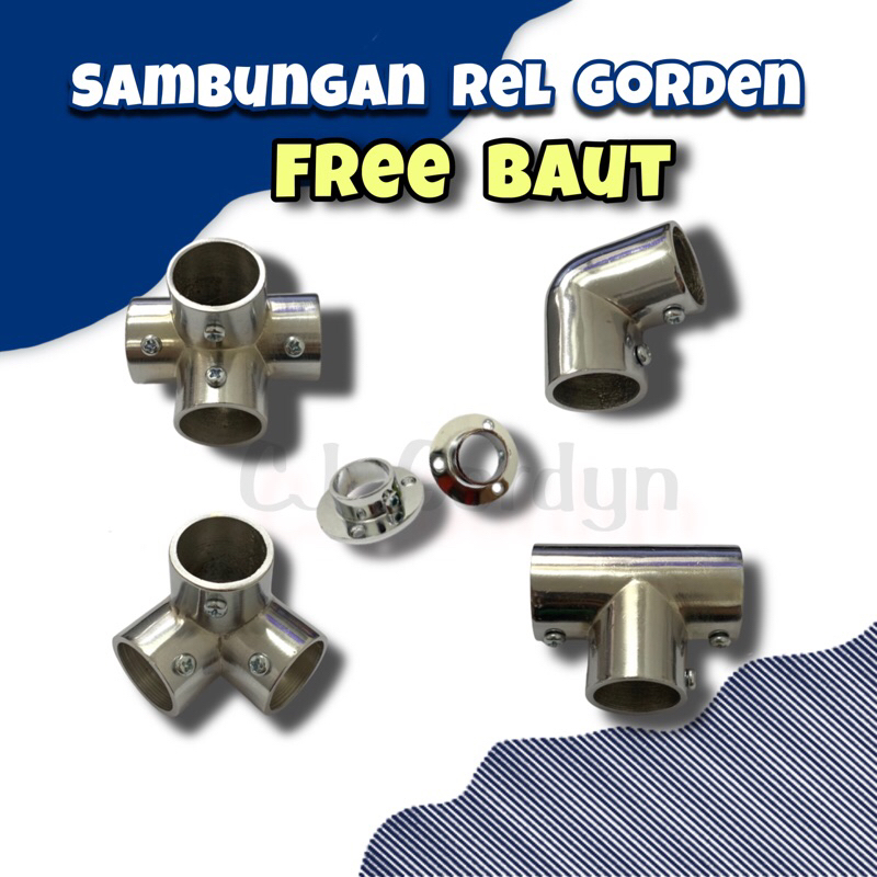 Jual Sambungan Rel atau Tiang Gorden L, Li, T, Ti, L3, Bracket topi ...