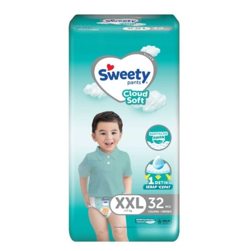 Jual SWEETY SILVER PANTS XXL32/S66/M60/L54 | Shopee Indonesia