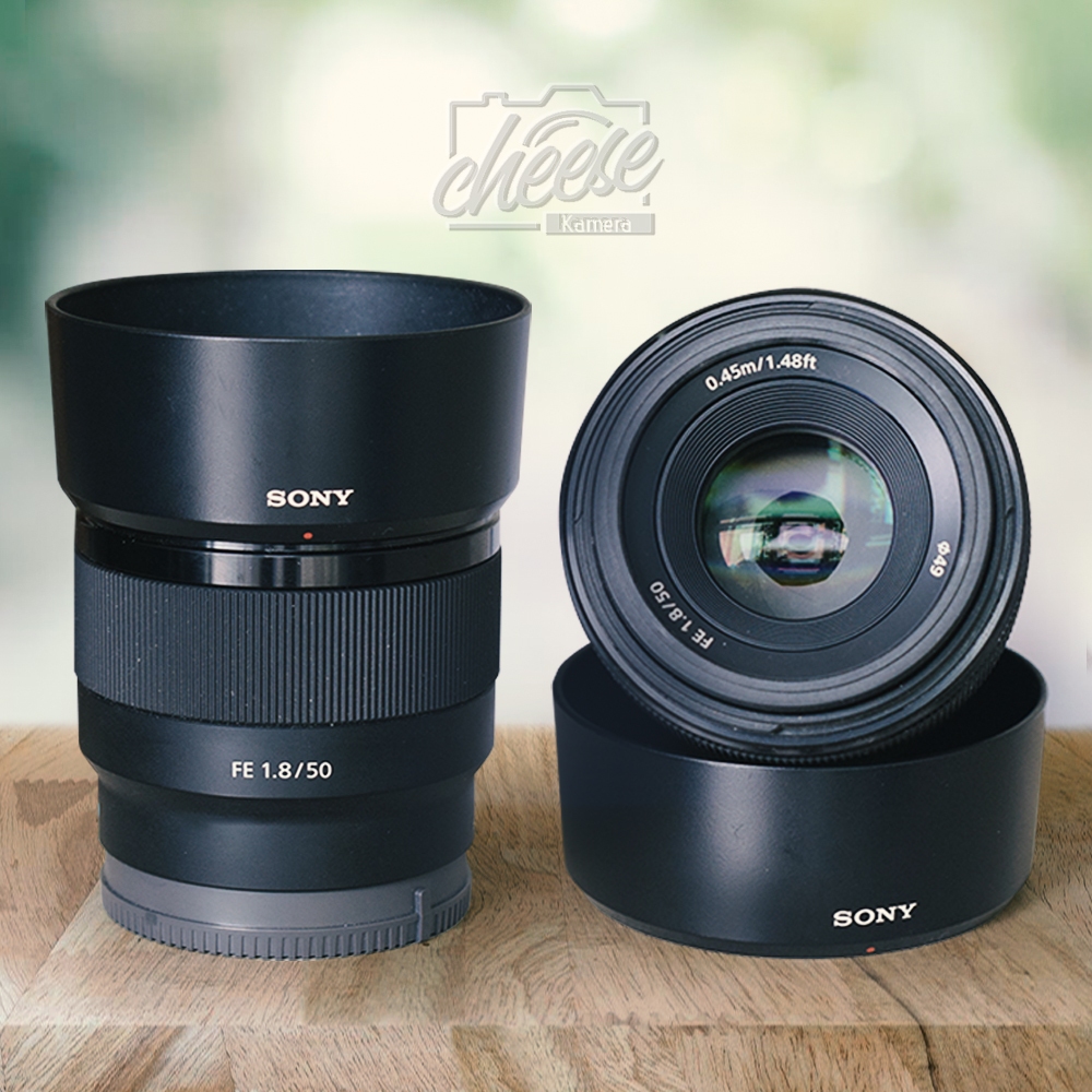 Jual LENSA FIX SONY FE 50MM F1.8 FOR FULLFRAME/APSC HASIL BOKEH JUARA | Shopee Indonesia