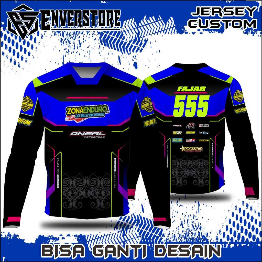 Jual [BACA DESKRIPSI] JERSEY CUSTOM DESIGN SENDIRI | JERSEY TRAIL ...