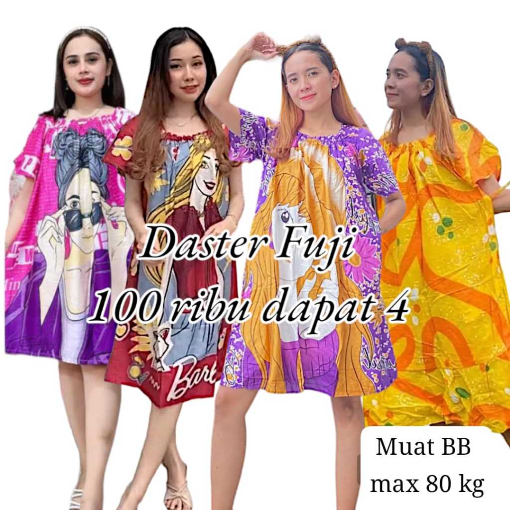 Jual Paket Usaha Daster Fuji Dress Laura muat BB 50-75 Kg | Shopee ...