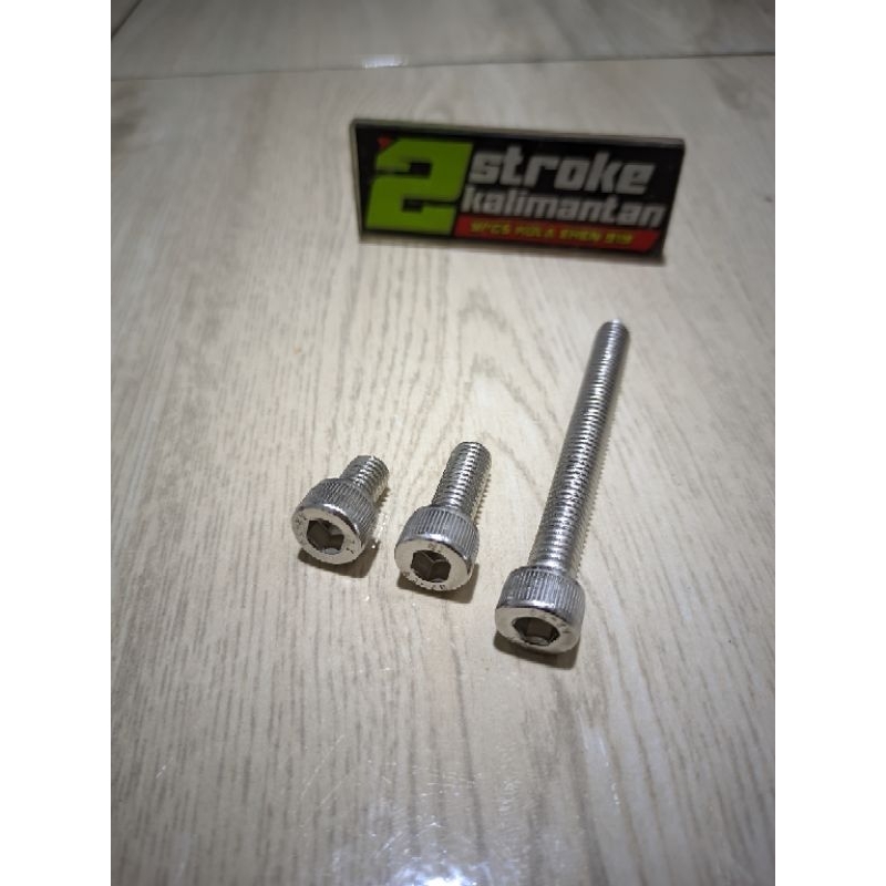 Jual baut L.6 stainless m8 baut 12 | Shopee Indonesia