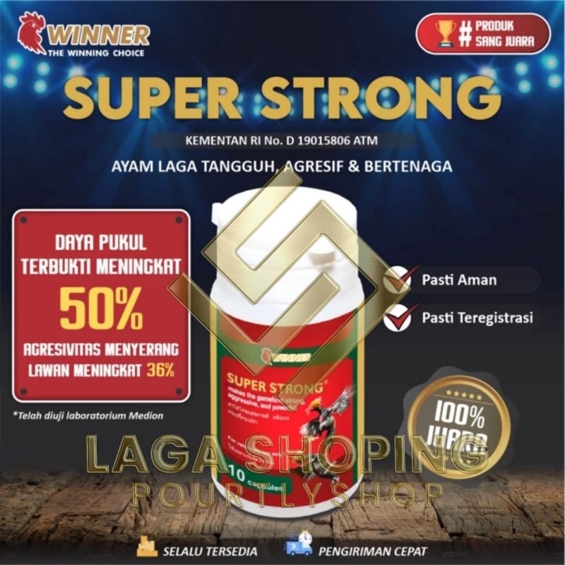 Jual superstrong super strong sm supertop vitamin obat ayam tarung kuat ...