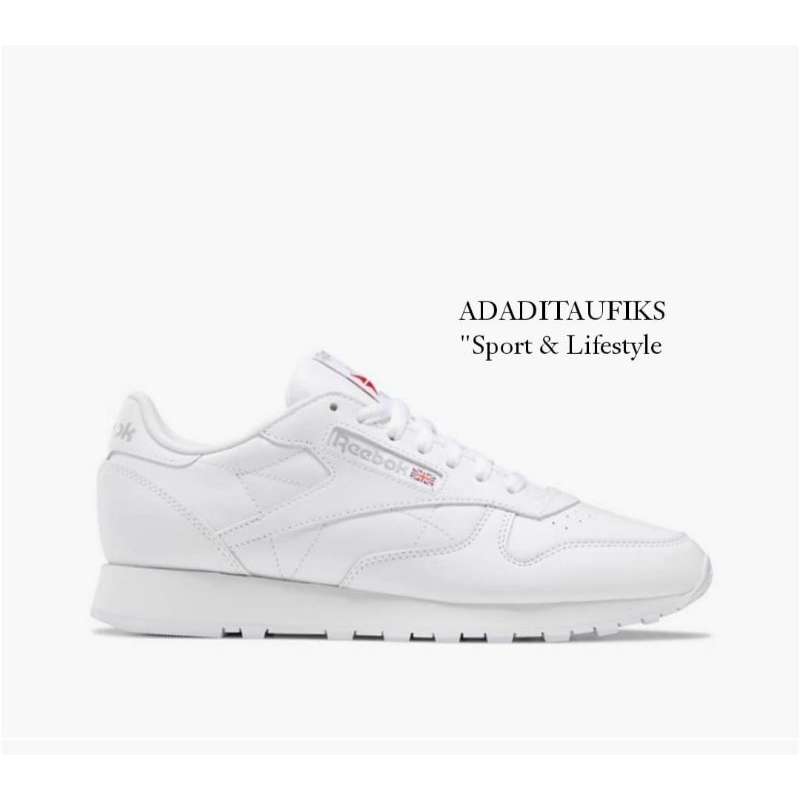 Jual Sepatu Reebok Classic Leather White Original 100008492 | Shopee ...