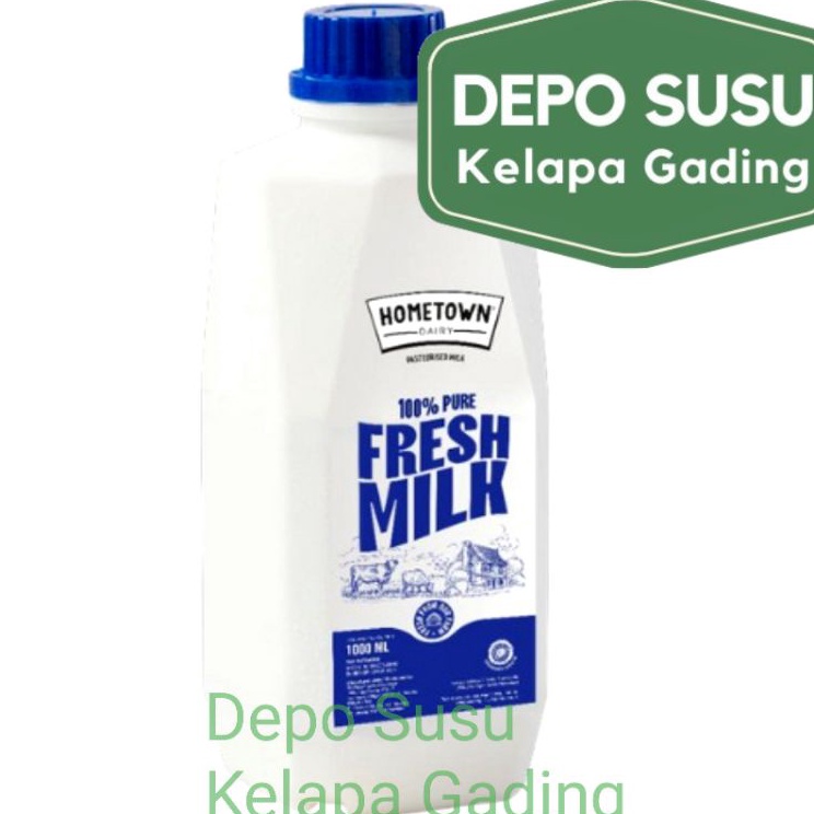 Jual JRTW8395 Susu Hometown 1L 2L 3L Premium Fresh Milk Home Town Susu ...