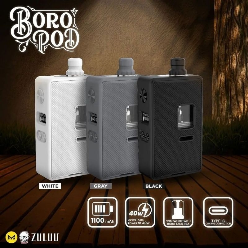 Jual ZULUU BORO POD KIT AUTHENTIC By ZULUU X KOKO SARANG X MILDOS ...