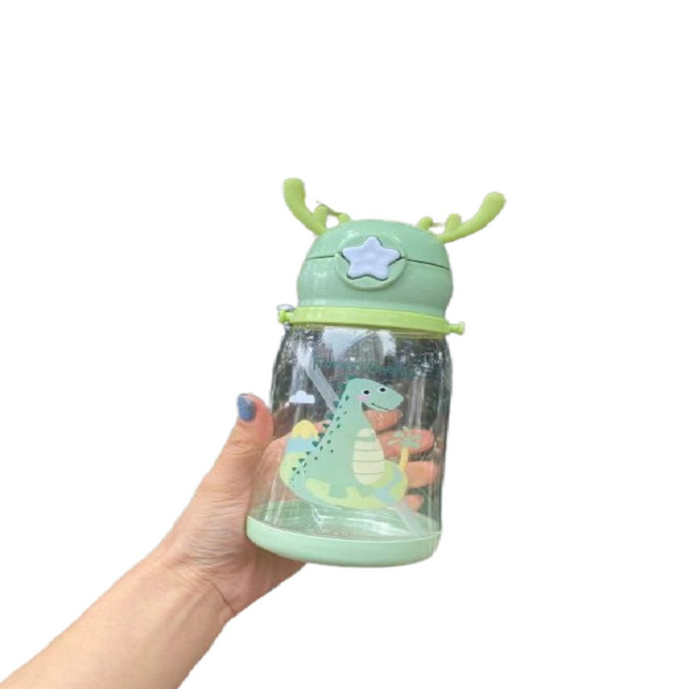 Jual Botol Air Minum Anak BPA FREE dengan Sedotan 610ml Model Tanduk Rusa Lucu / Botol Minum ...