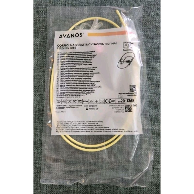 Jual Avanos NGT NGTube Nasogastric tube silicone selang sonde silikon 3 ...