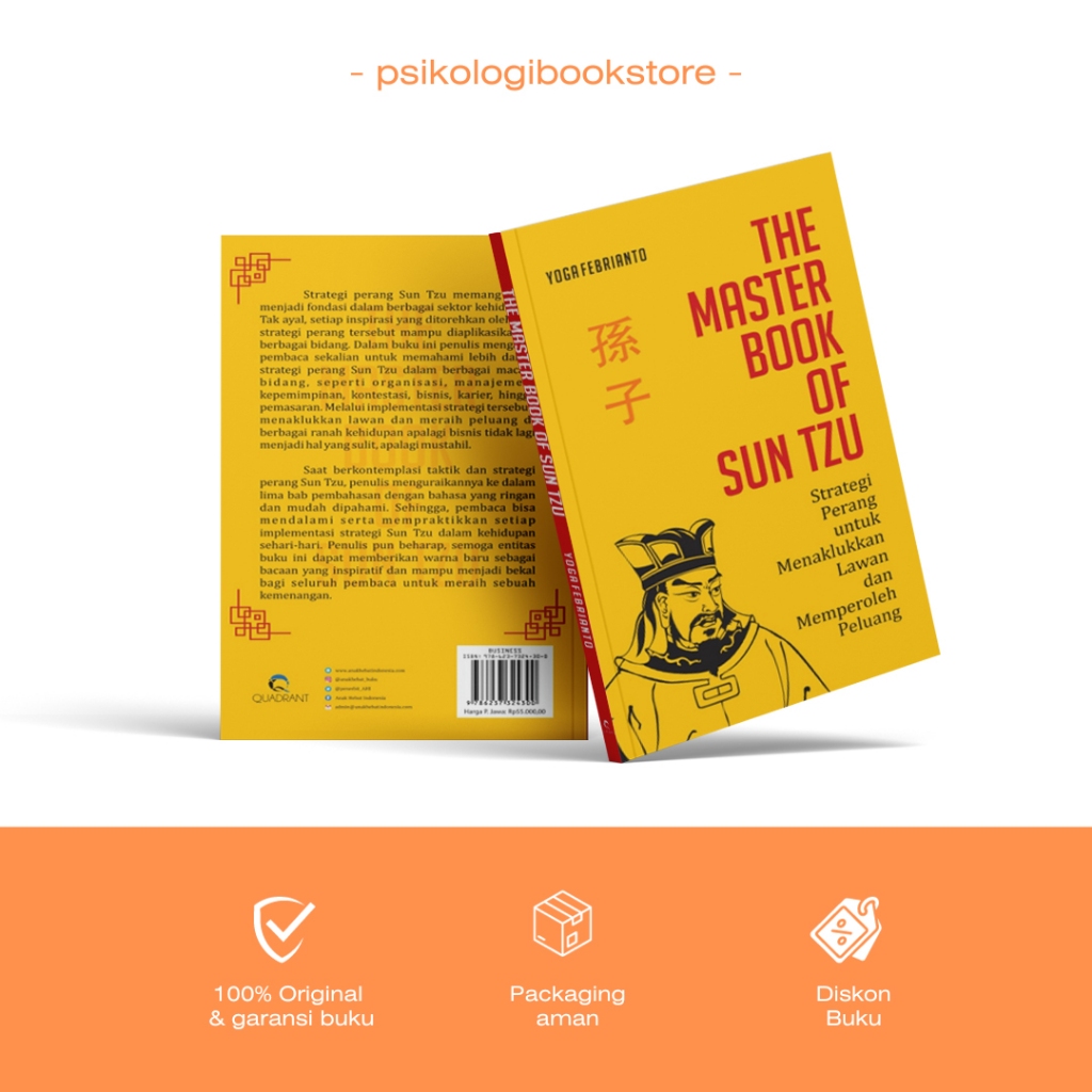 Jual Buku The Master Book of Sun Tzu: Strategi Perang untuk Menaklukkan Lawan dan Memperoleh ...