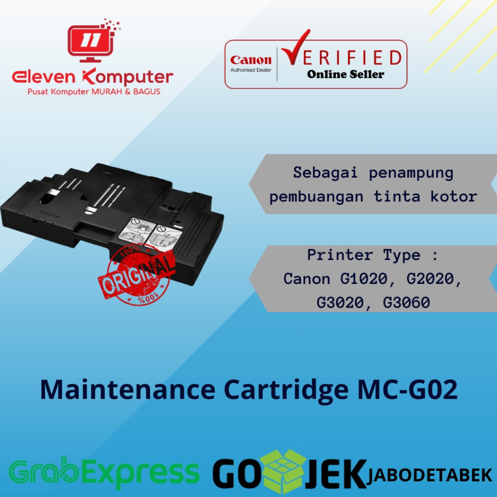 Jual MAINTENANCE CARTRIDGE MC-G02 (G1020/G2020/G3020/G3060) | Shopee ...