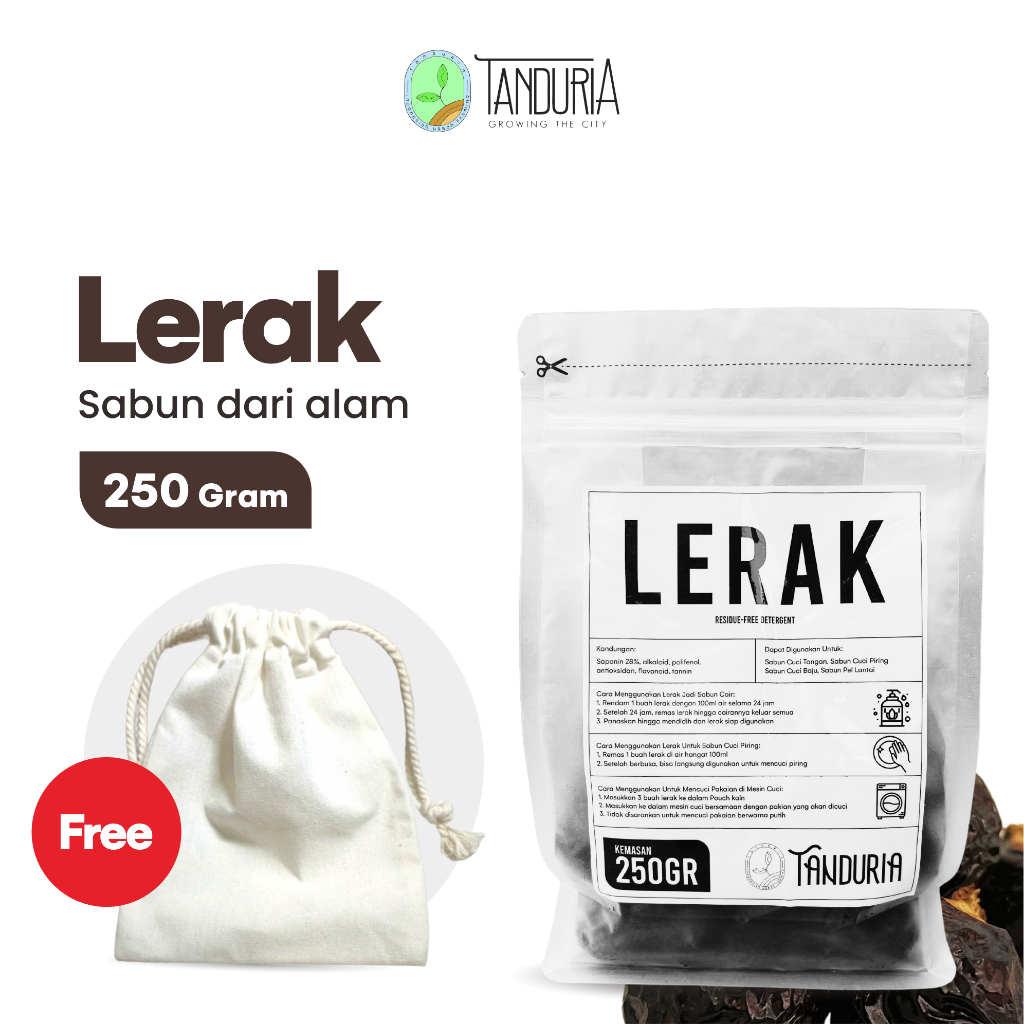 Jual TANDURIA - Buah Lerak Soap Nut Deterjen Alami Sabun Cuci Piring ...