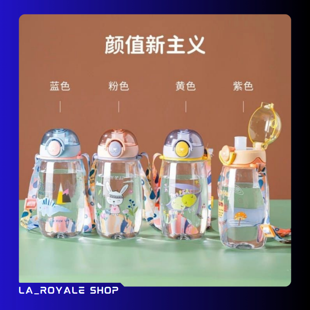 Jual Botol Minum Anak Karakter Anti Tumpah Bertali-2025 | Shopee Indonesia