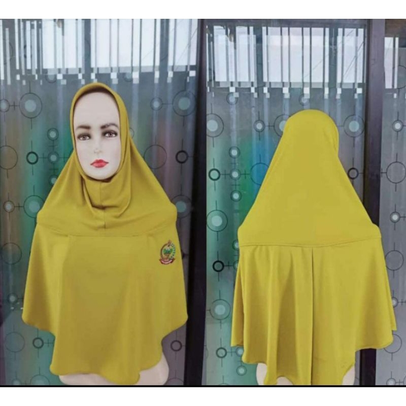 Jual Jilbab PSO Terbaru Logo Persit Kuning Lime | Shopee Indonesia