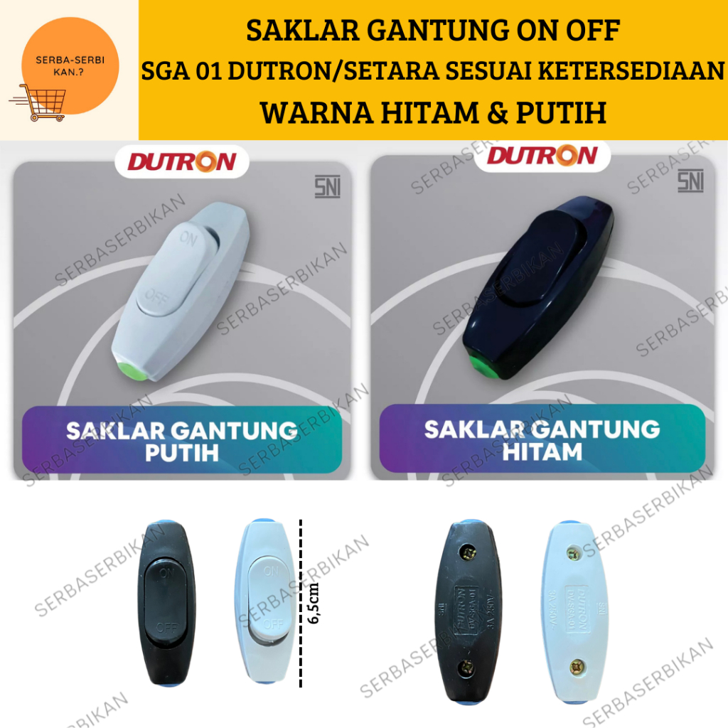 Jual SAKLAR SAKELAR GANTUNG DUTRON ON OFF SGA 01 | Shopee Indonesia
