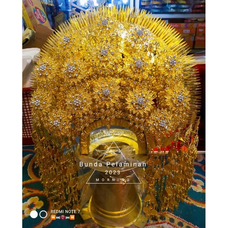 Jual Sunting Minang / Suntiang Minang Istimewa Full Jurai | Shopee ...