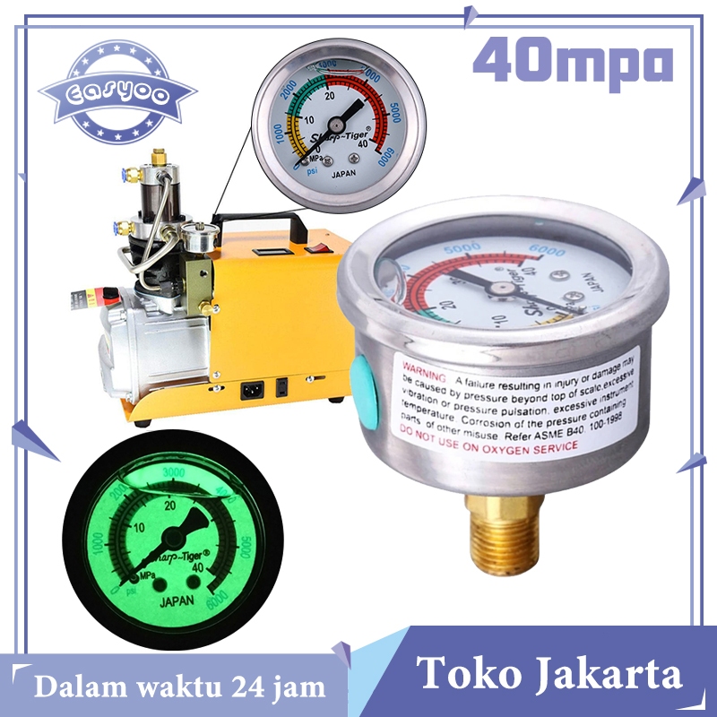 Jual Monometer Pompa Pcp 6000psi Pressure Gauge Dual Scale | Shopee ...
