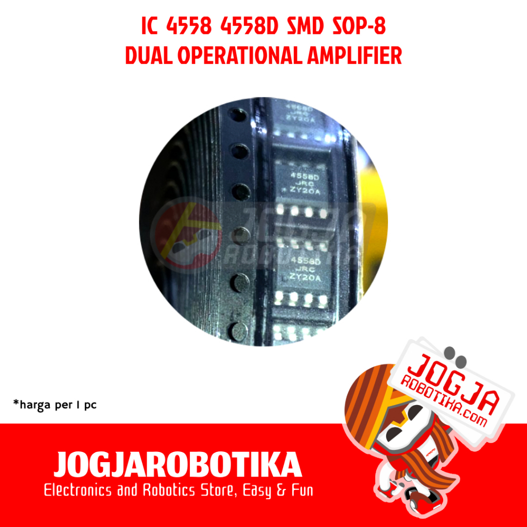 Jual JRC4558D 4558 SOP-8 SMD Dual Operational Amplifier | Shopee Indonesia
