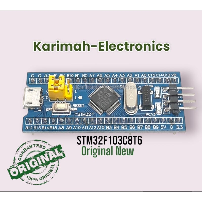 Jual STM32F103C8T6 ARM STM32F103 STM32 MINIMUM SYSTEM BOARD ORIGINAL NEW | Shopee Indonesia