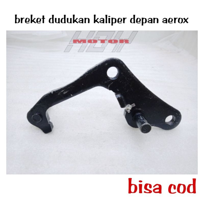 Jual plat besi breket bracket dudukan kaliper rem depan Yamaha Aerox ...