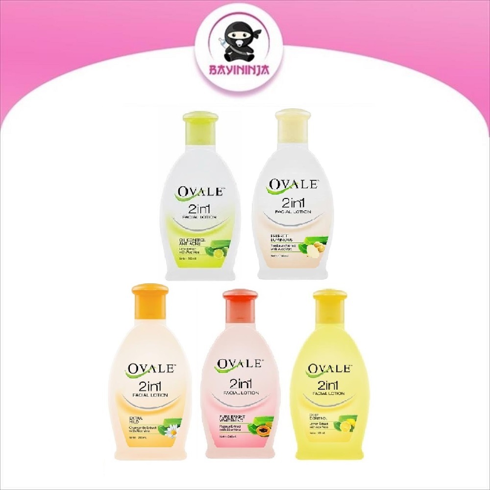 Jual OVALE 2in1 Facial Lotion 200 ml | Shopee Indonesia