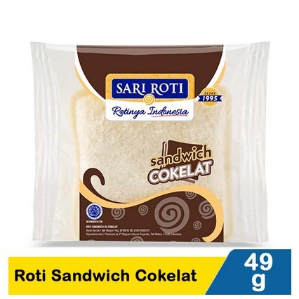 Jual Sari Roti Sandwich Cokelat 49 Gram | Shopee Indonesia