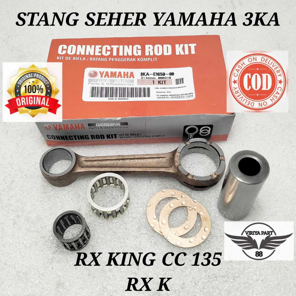 Jual STANG SEHER YAMAHA 3KA KUALITAS ORIGINAL ASLI YAMAHA YGP RX KING CC 135 RX K PRESISI TIANG ...