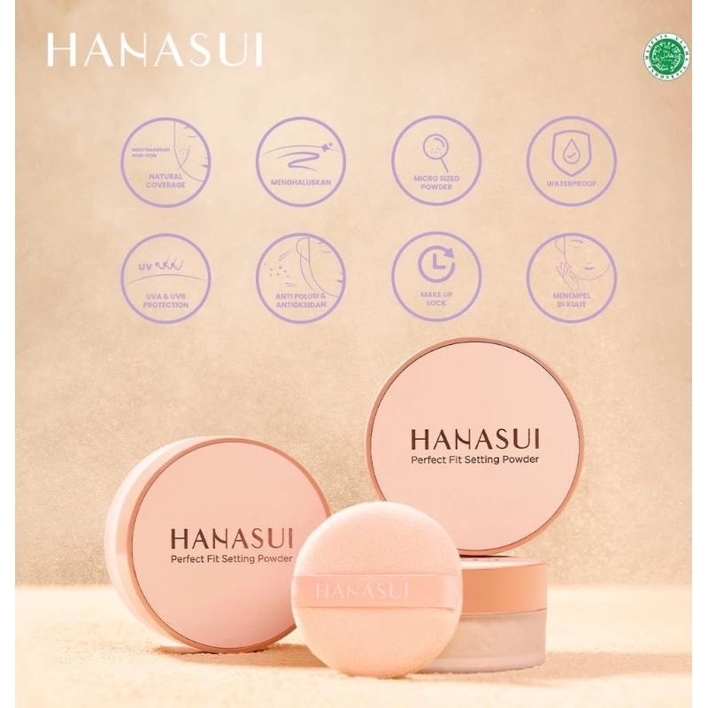Jual Hanasui perfect fit setting powder 12 gram | Shopee Indonesia