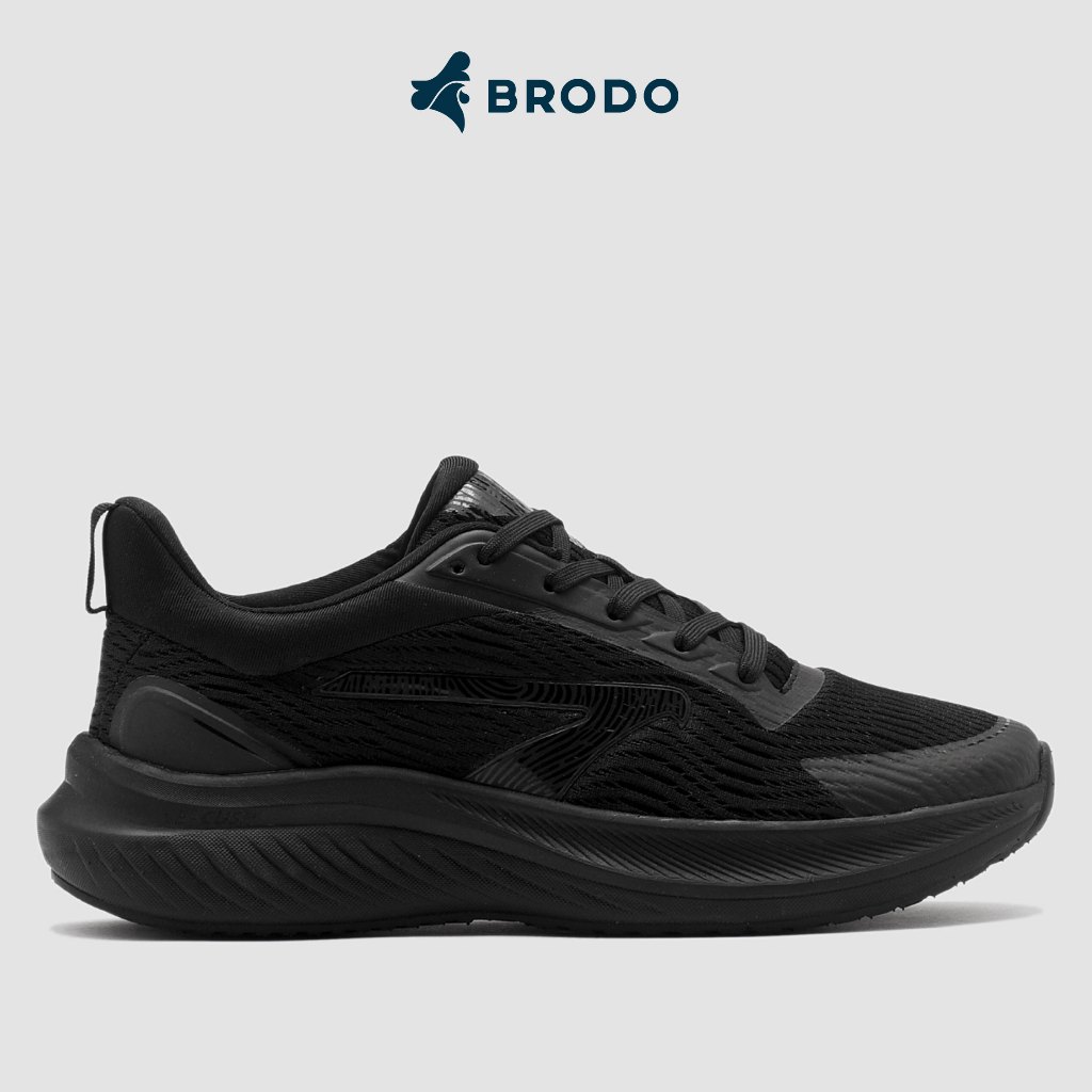 Jual BRODO - Running Shoes Active Inizio Midnight Black | Shopee Indonesia