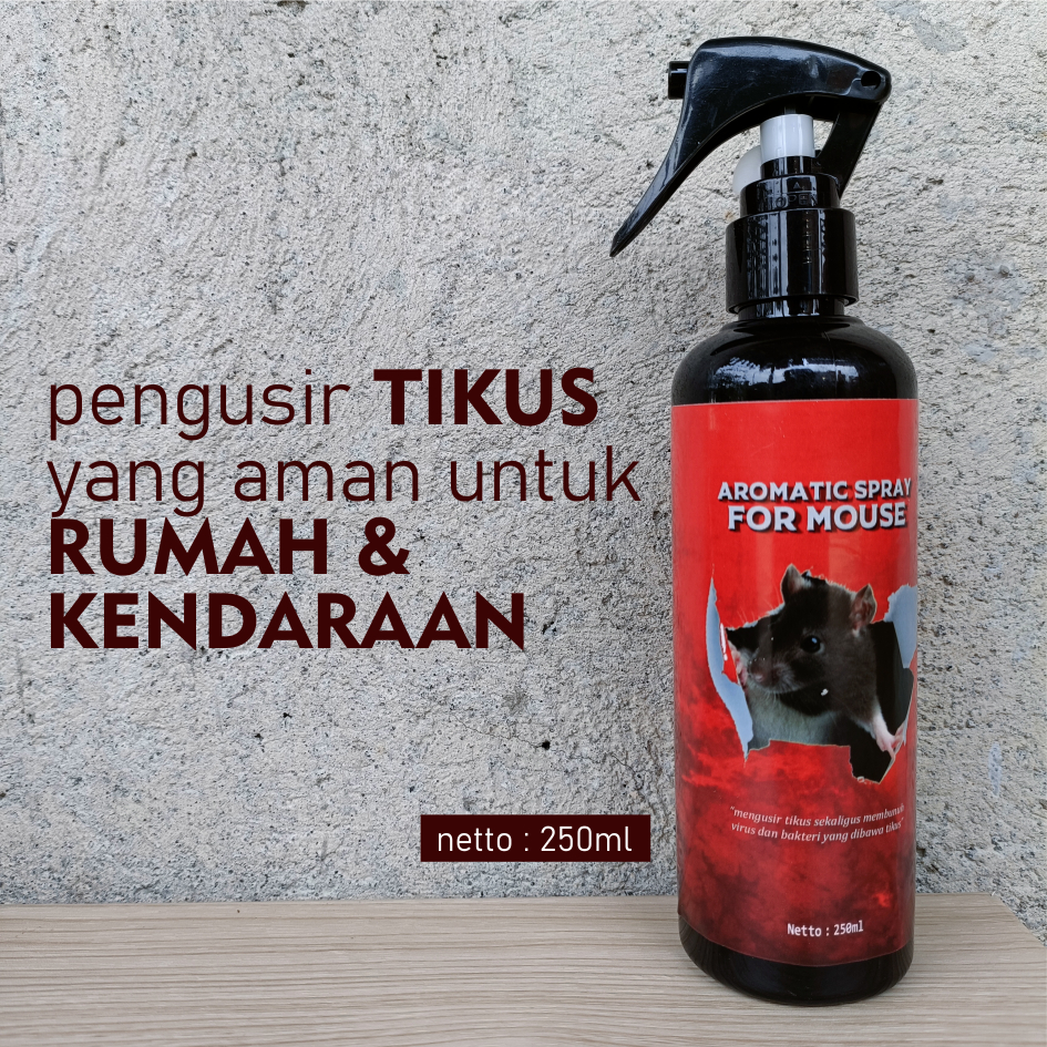 Jual PENGUSIR TIKUS 250ml | Aromatic Spray for mouse | Shopee Indonesia