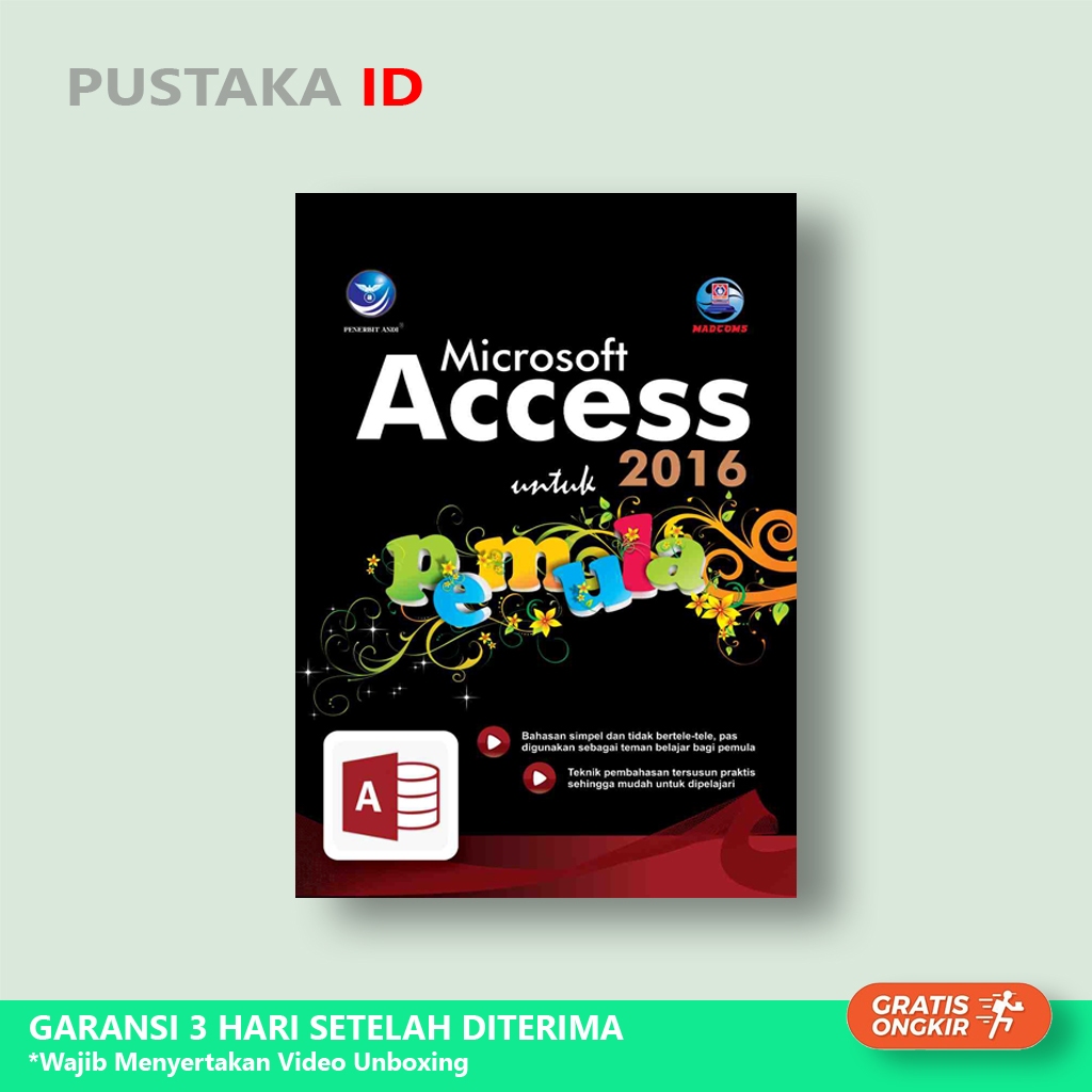 Jual Buku Microsoft Access 2016 Untuk Pemula - Original | Shopee Indonesia
