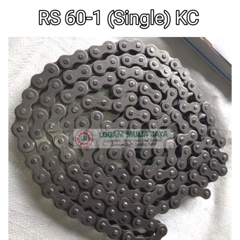 Jual RANTAI RS 60 MERK KC RS 60X1R RS60 RS60-1 ROLLER CHAIN RS 60 RS 60-1R RANTAI RS60 RS60-1 ...