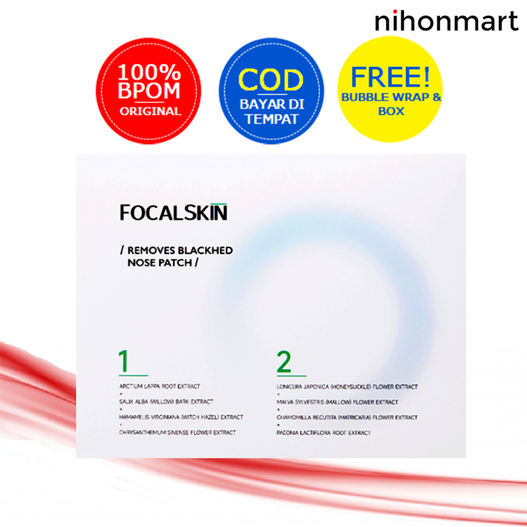 Jual Focalskin Removes Blackhead Nose Patch (5pcs) | Shopee Indonesia