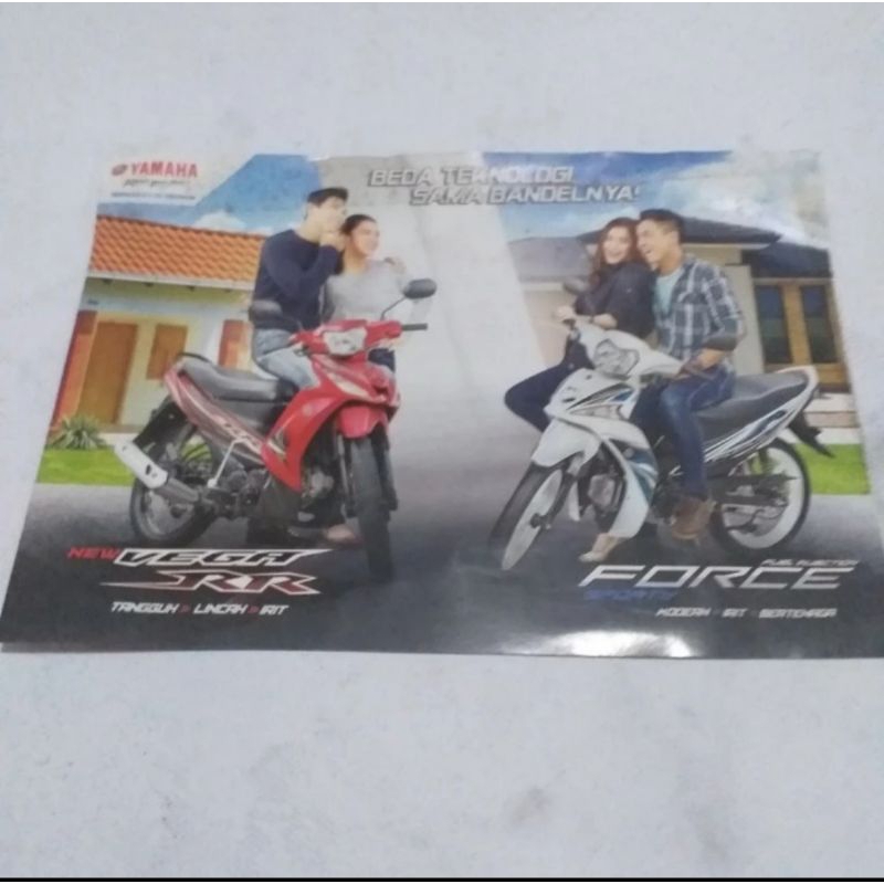 Jual BROSUR YAMAHA VEGA RR YAMAHA FORCE | Shopee Indonesia