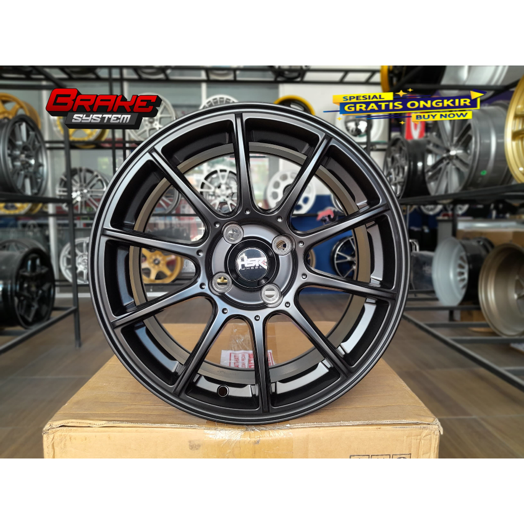 Jual VELG RACING HSR NARITA R15 PCD 4X100 COCOK MOBIL JAZZ, YARIS, SIGRA, AGYA, BRIO DLL ...