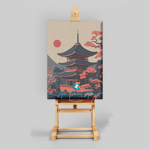 Jual JAPAN SERIES Paint by numbers kit I Painting I Painting by number ...