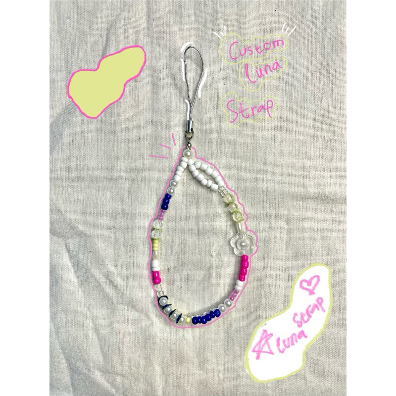 Jual custom strap luna | Strap Phone | Strap Manik | Lanyard HP ...