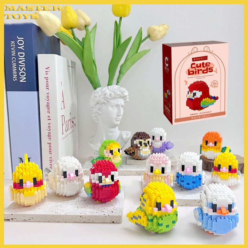 Jual MASTERTOYS DIY Bird Building Bricks Block Susun Balok Blok 3D ...