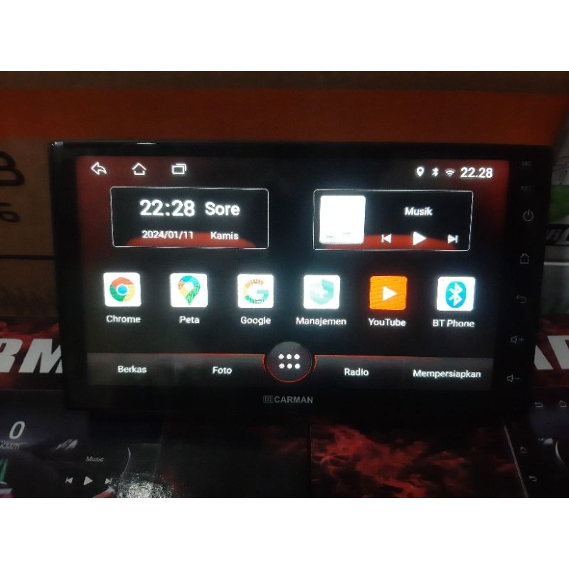 Jual Head Unit Android 7 Inch CARMAN SALSA CR-888 ROM 2GB/RAM INTERNAL ...