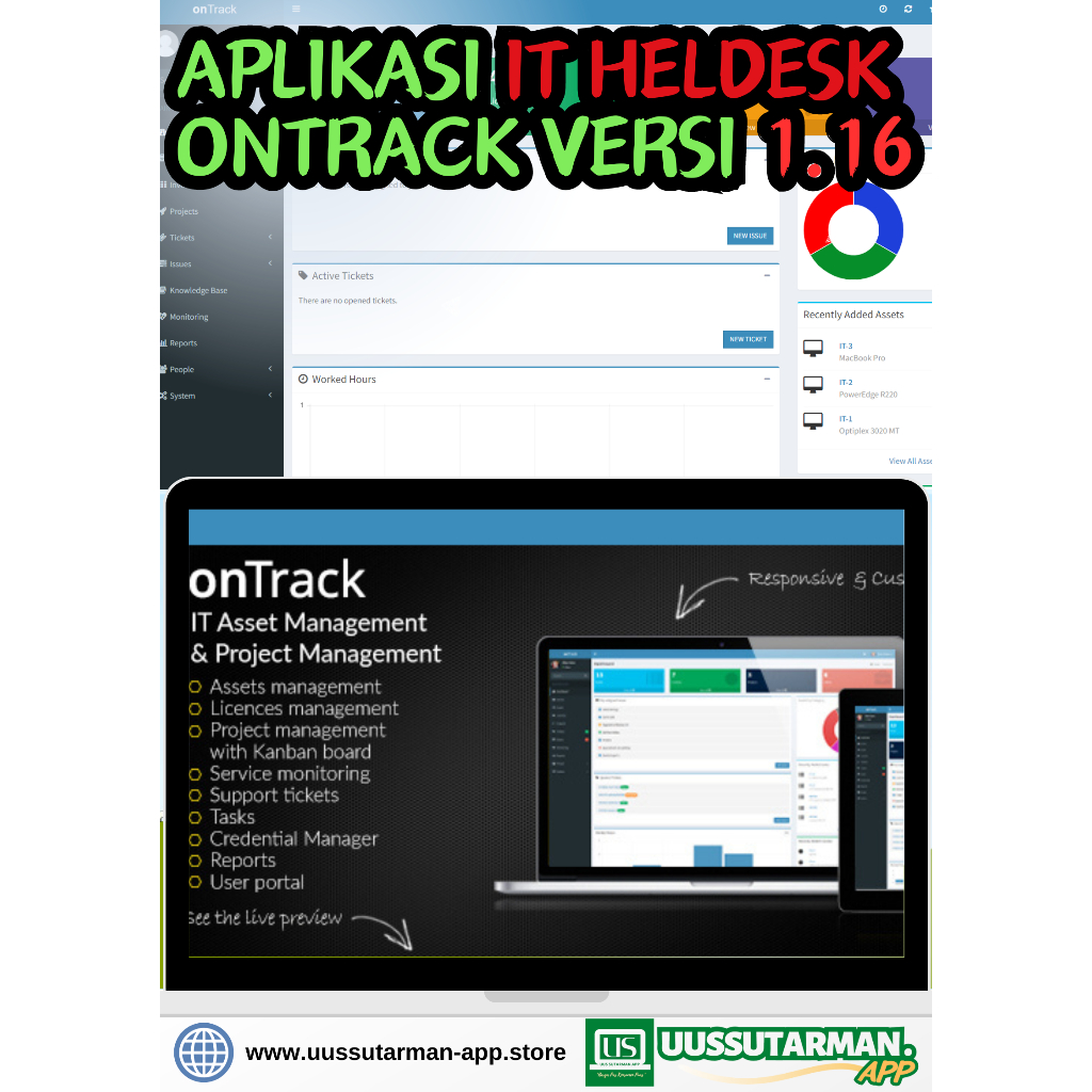 Jual Aplikasi OnTrack IT HelpDesk Manajemen Berbasis Web - Bahasa Inggris | Shopee Indonesia