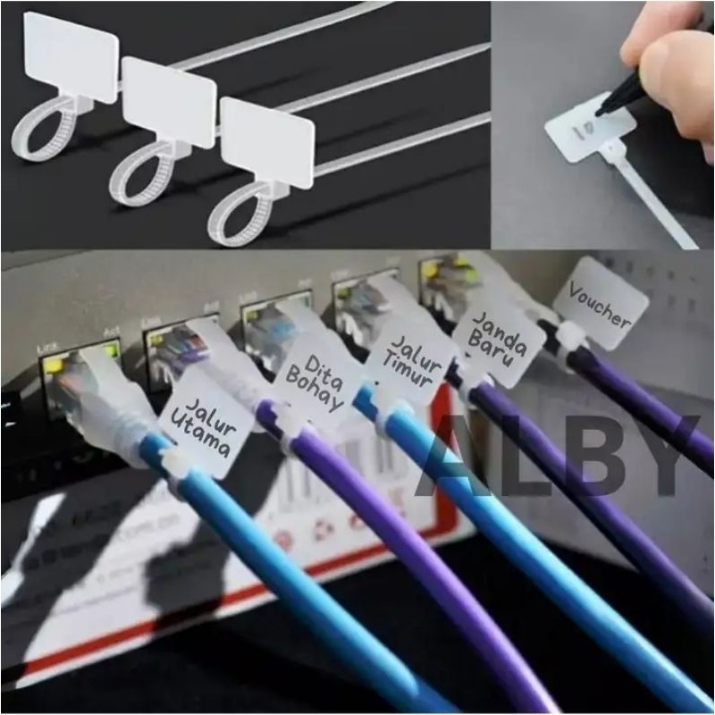 Jual KABEL TIES LABEL 10 CM ISI 100 PCS | Shopee Indonesia