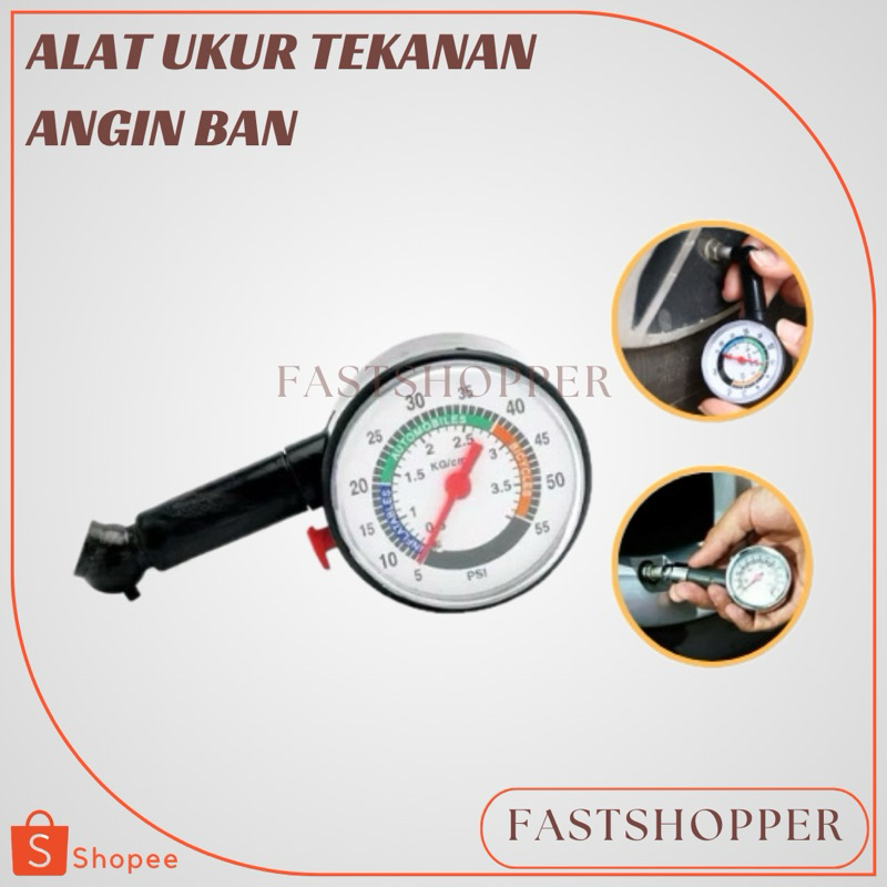 Jual PENGUKUR TEKANAN BAN ANGIN MOBIL MOTOR SEPEDA TIRE GAUGE ALAT CEK ...