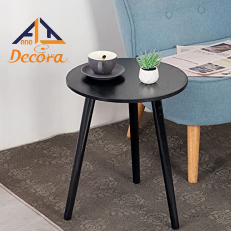 Jual ROUND TABLE MEJA SUDUT RUANG TAMU MINIMALIS | Shopee Indonesia