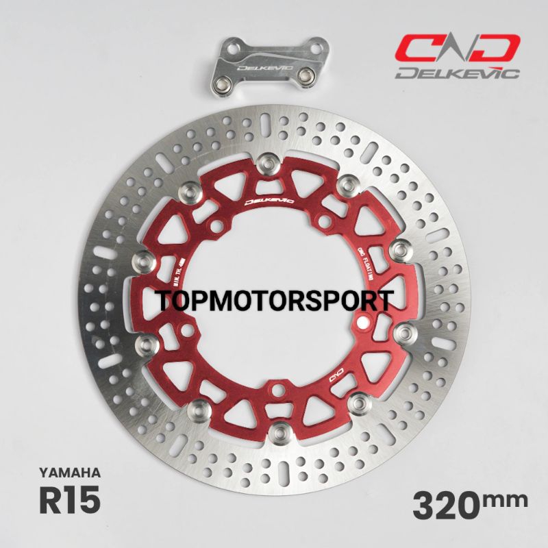 Jual DISC BRAKE DELKEVIC 320MM CNC FLOATING PIRINGAN CAKRAM R15 V4 V3 ...