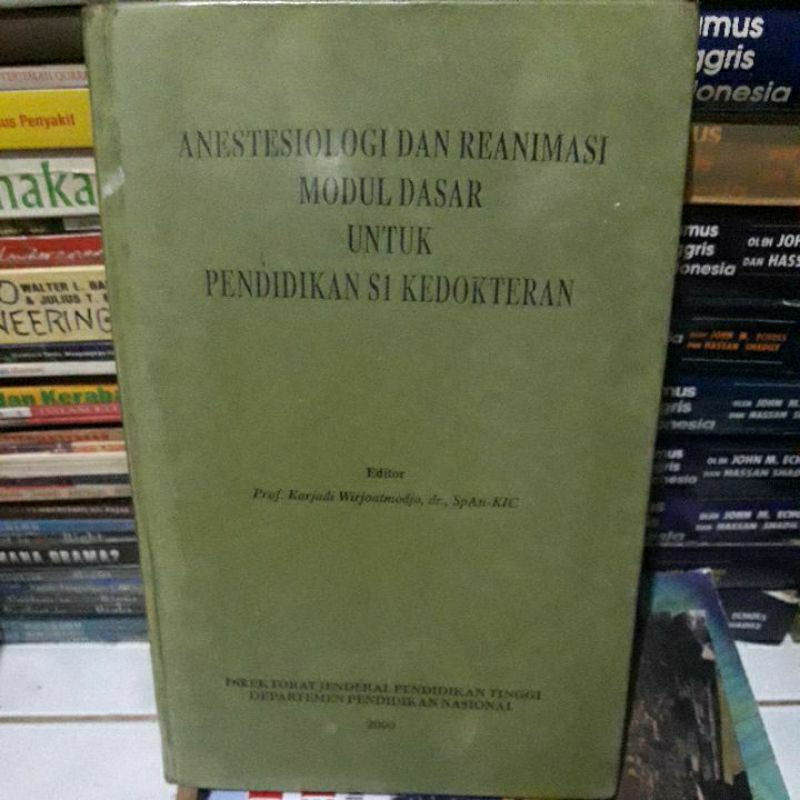 Jual Anesthesiology Dan Reanimasi Modul Dasar Untuk Pendidikan ...