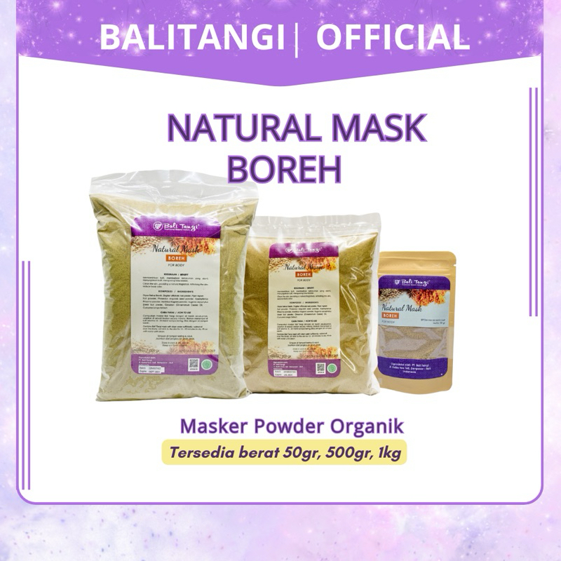 Jual MASKER BOREH ORGANIK ALAMI / MASKER BADAN | Shopee Indonesia