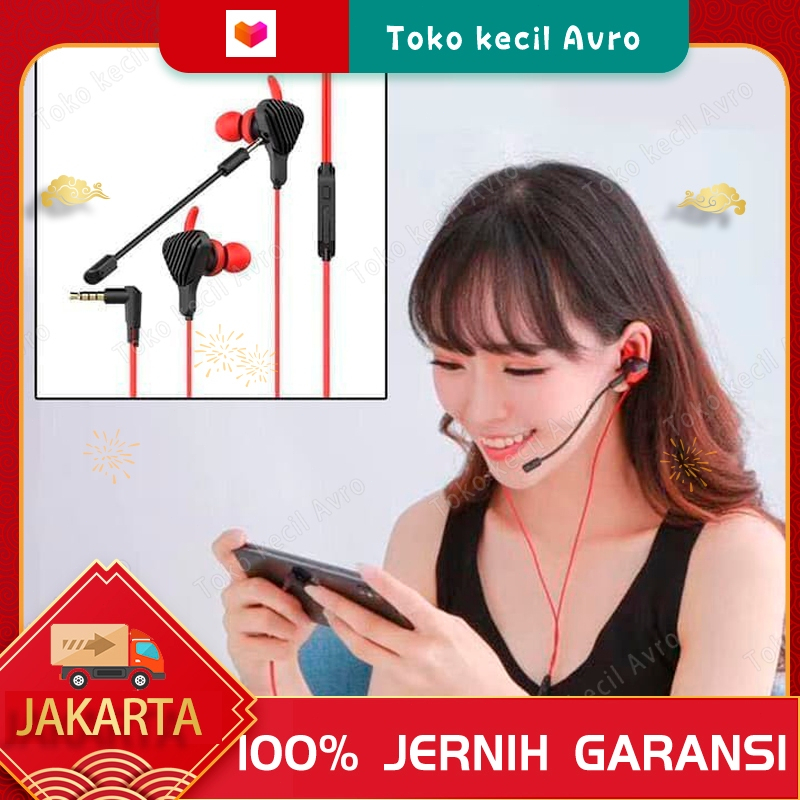 Jual G9 Earphone Gaming In Ear Gaming - Headset Mic Gaming / headset ...