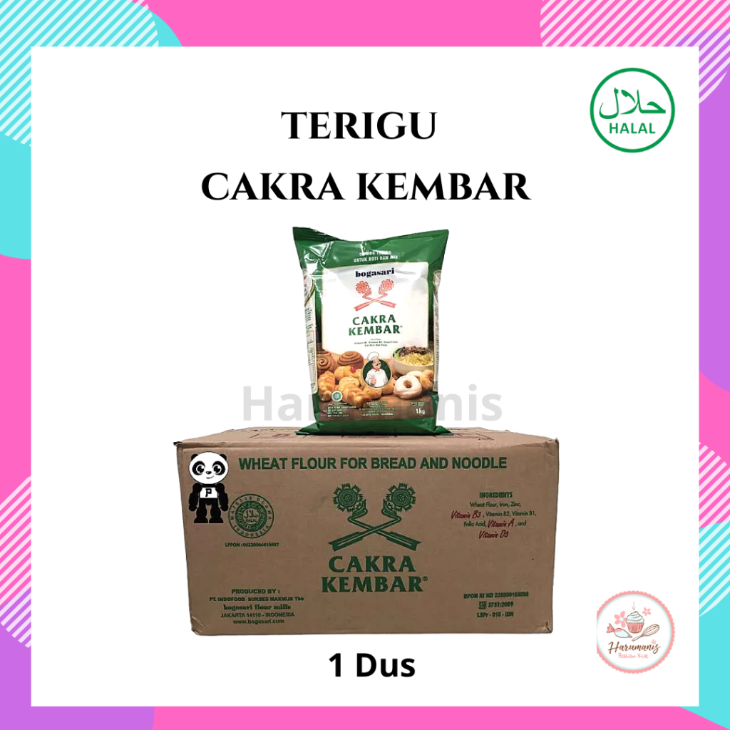 Jual Tepung Terigu Cakra Kembar 1 Dus | Shopee Indonesia