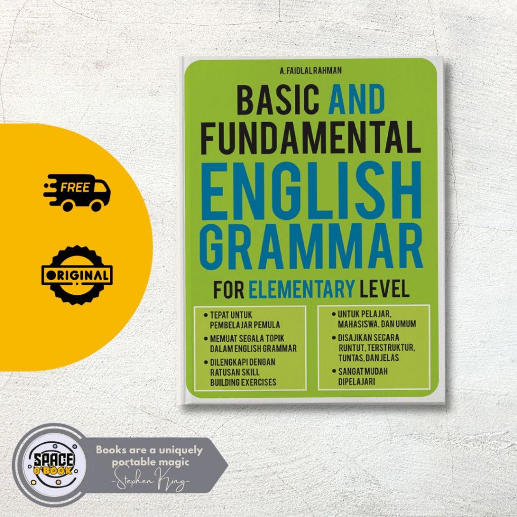 Jual Buku Basic and Fundamental English Grammar - A. Faidlal Rahman ...