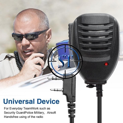 Jual Speaker Microphone Mic Handbrake HT Push To Talk PTT for Pofung ...